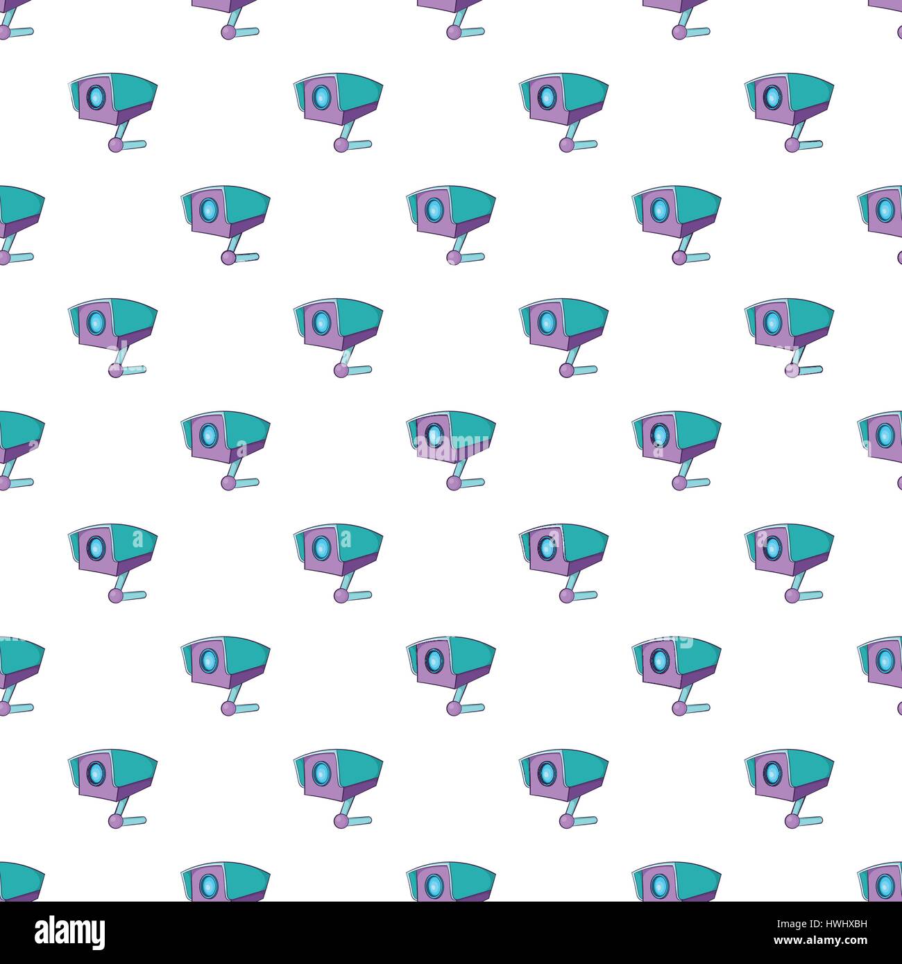 CCTV camera pattern, cartoon style Stock Vector Image & Art - Alamy