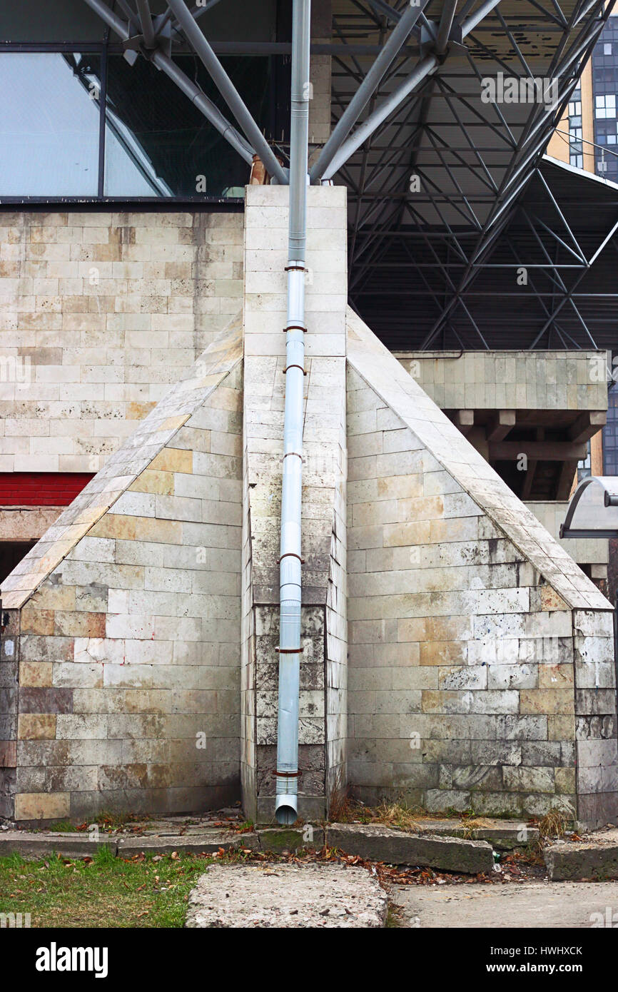 Soviet architecture. Building of the swimming pool, St.Petersburg ...