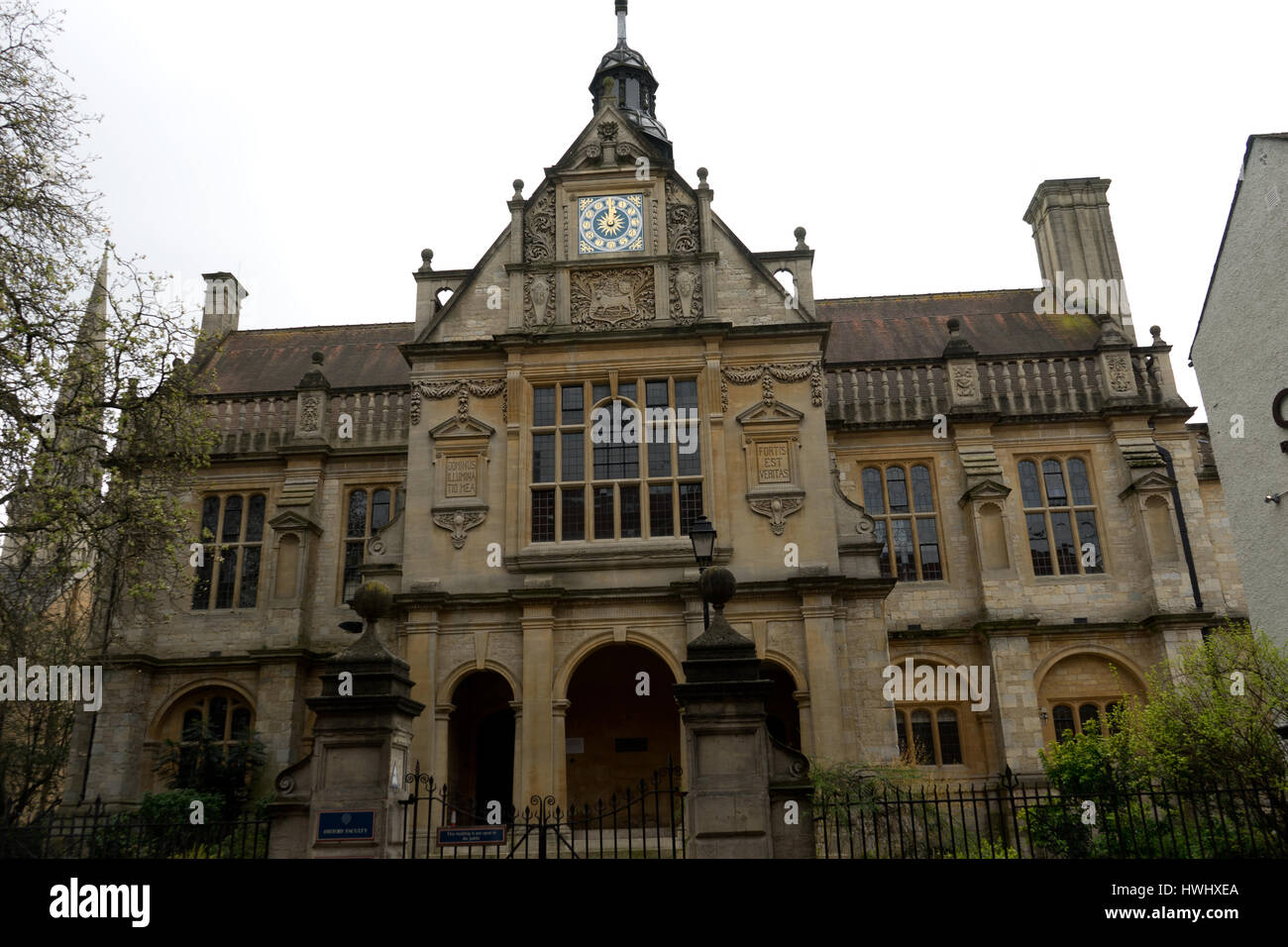 Oxford University History Faculty Stock Photo - Alamy