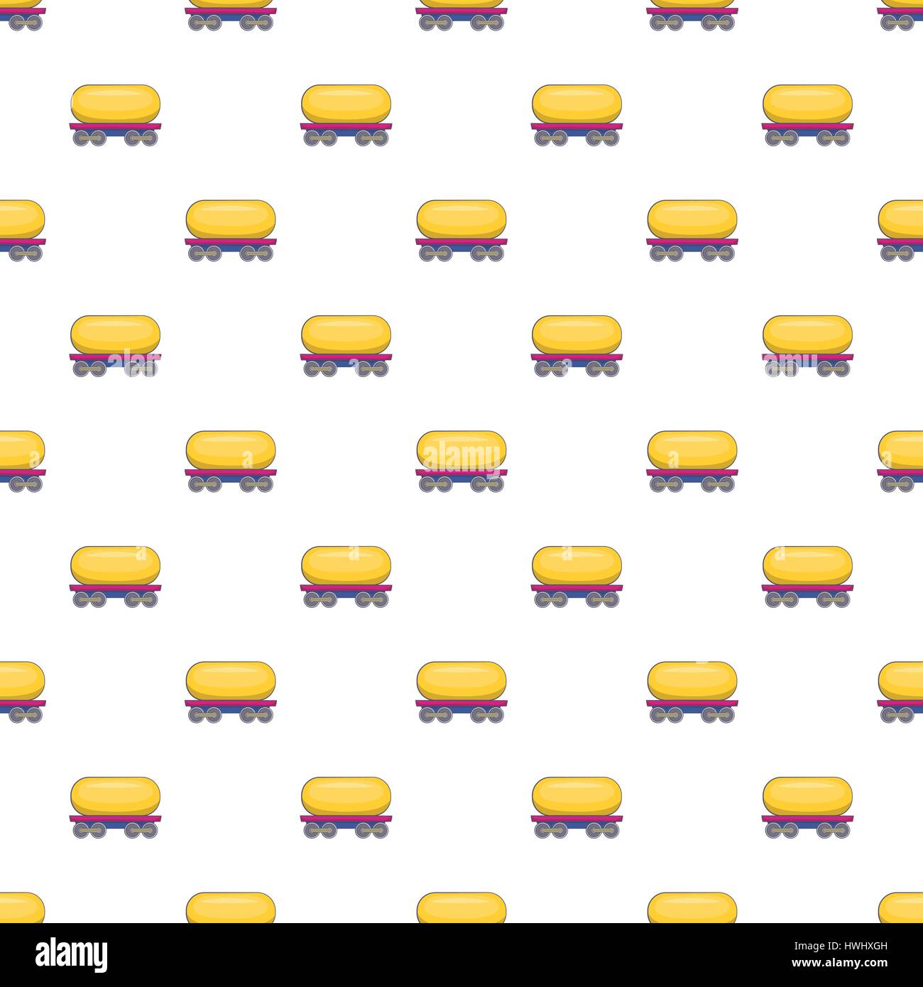 Tank car for gasoline pattern, cartoon style Stock Vector Image & Art ...