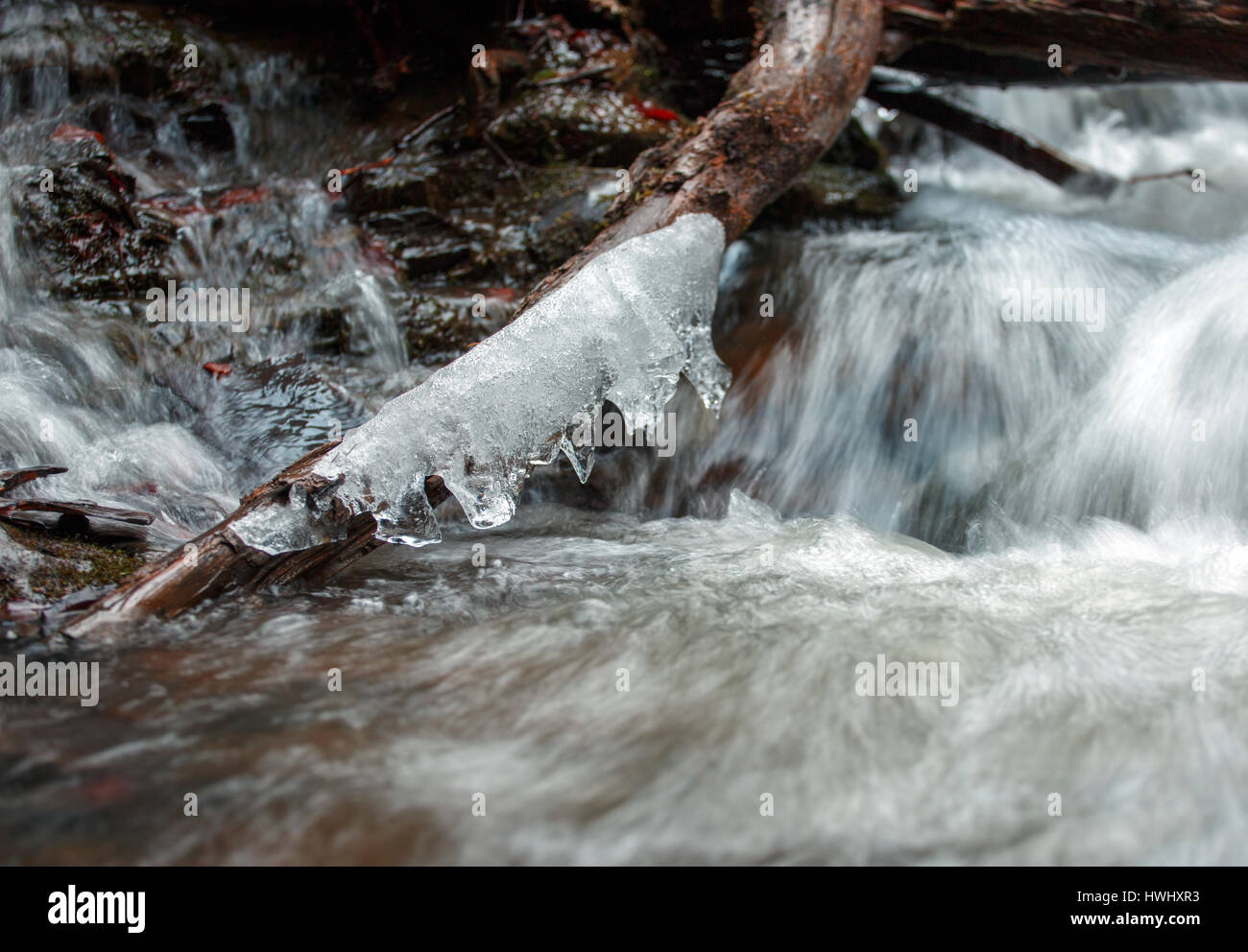 fast flow of water in river cascade Stock Photo - Alamy
