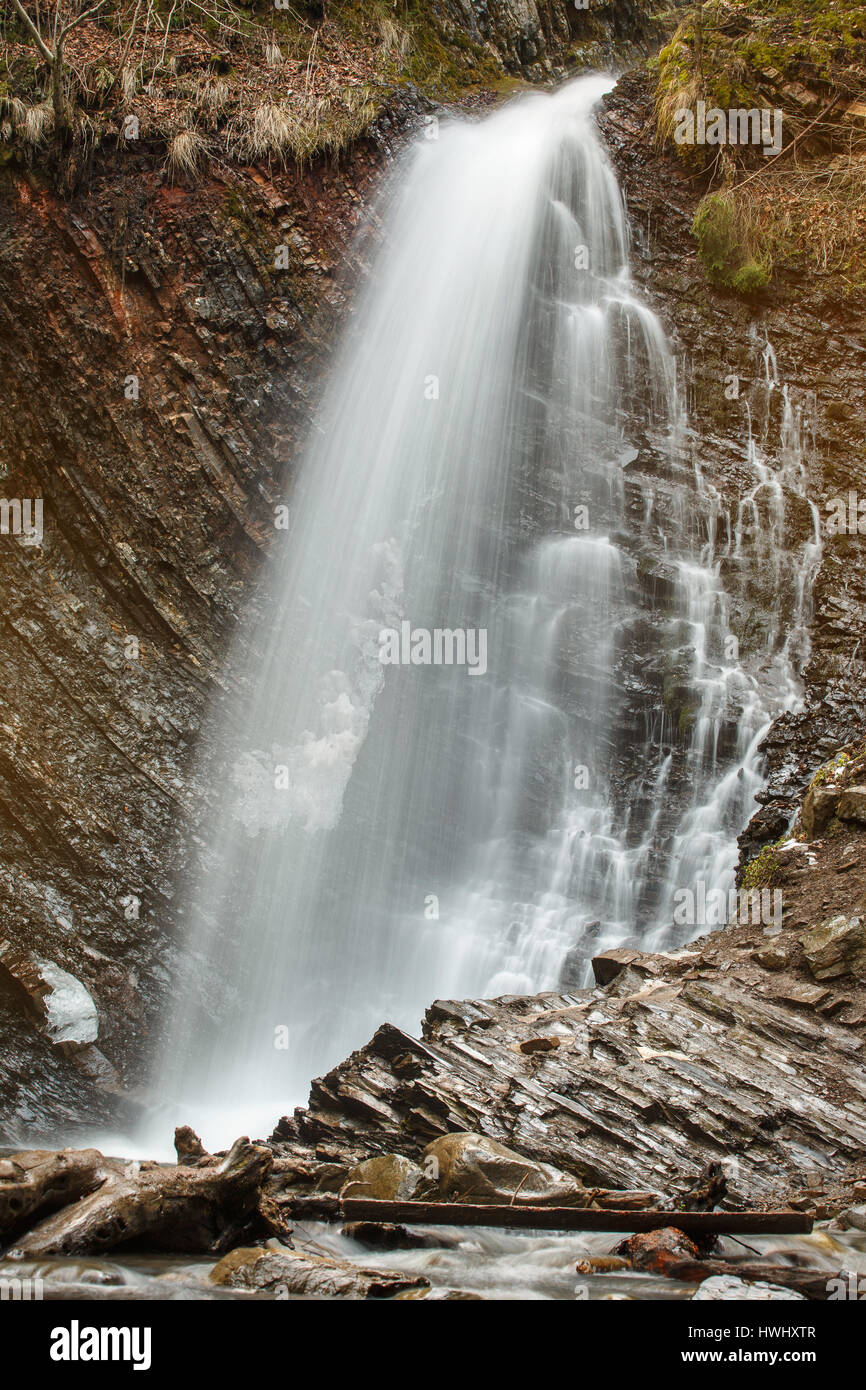 High mountain stream water Stock Photo - Alamy
