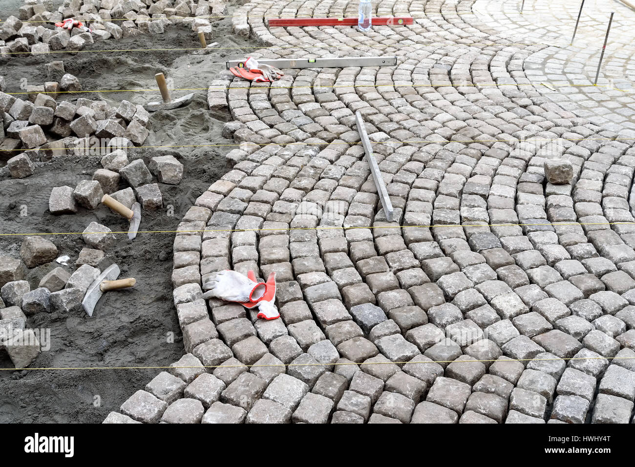 Pavement works hi-res stock photography and images - Alamy