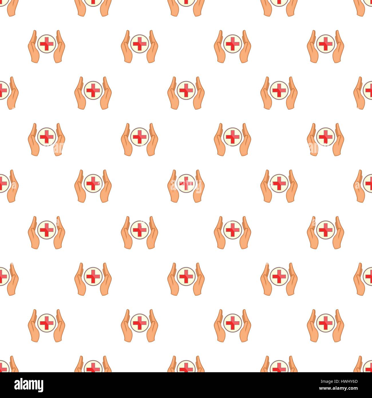 Medical care pattern, cartoon style Stock Vector Image & Art - Alamy
