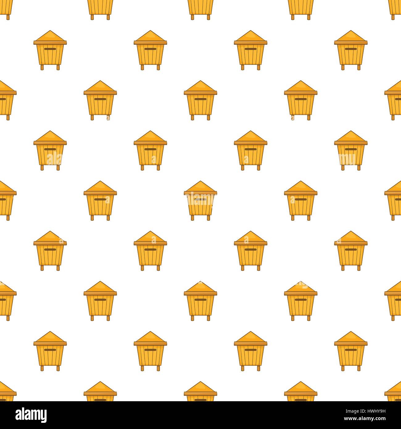 Beehive pattern, cartoon style Stock Vector Image & Art - Alamy