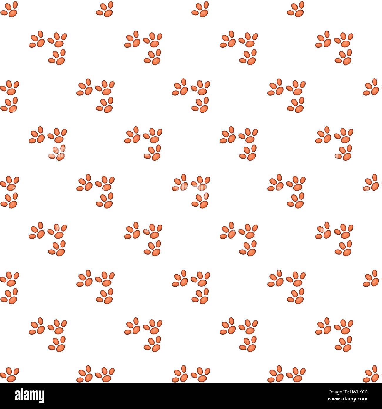 Dog prints pattern, cartoon style Stock Vector Image & Art - Alamy