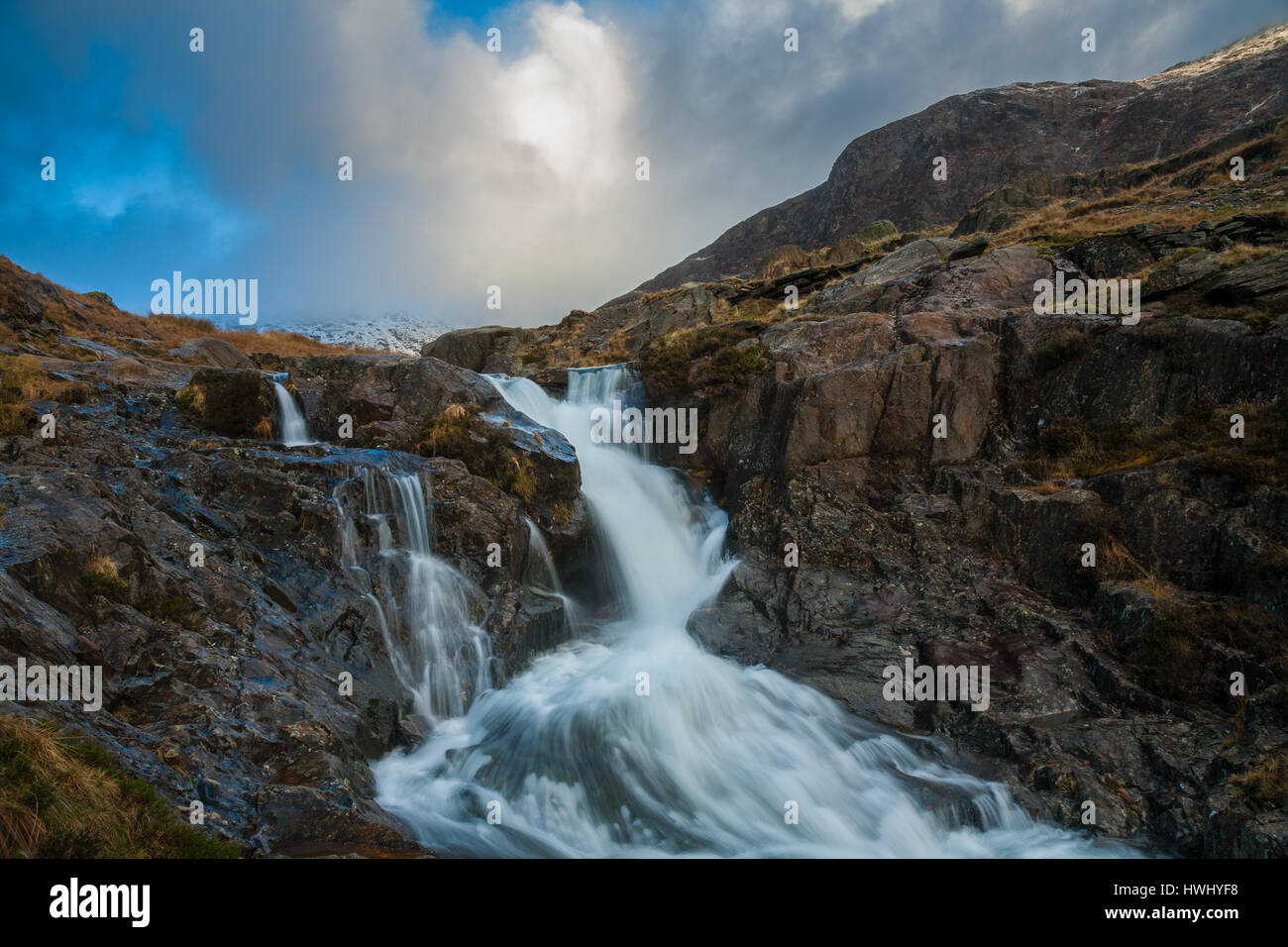 Cascades by the Watkin Path Stock Photo - Alamy