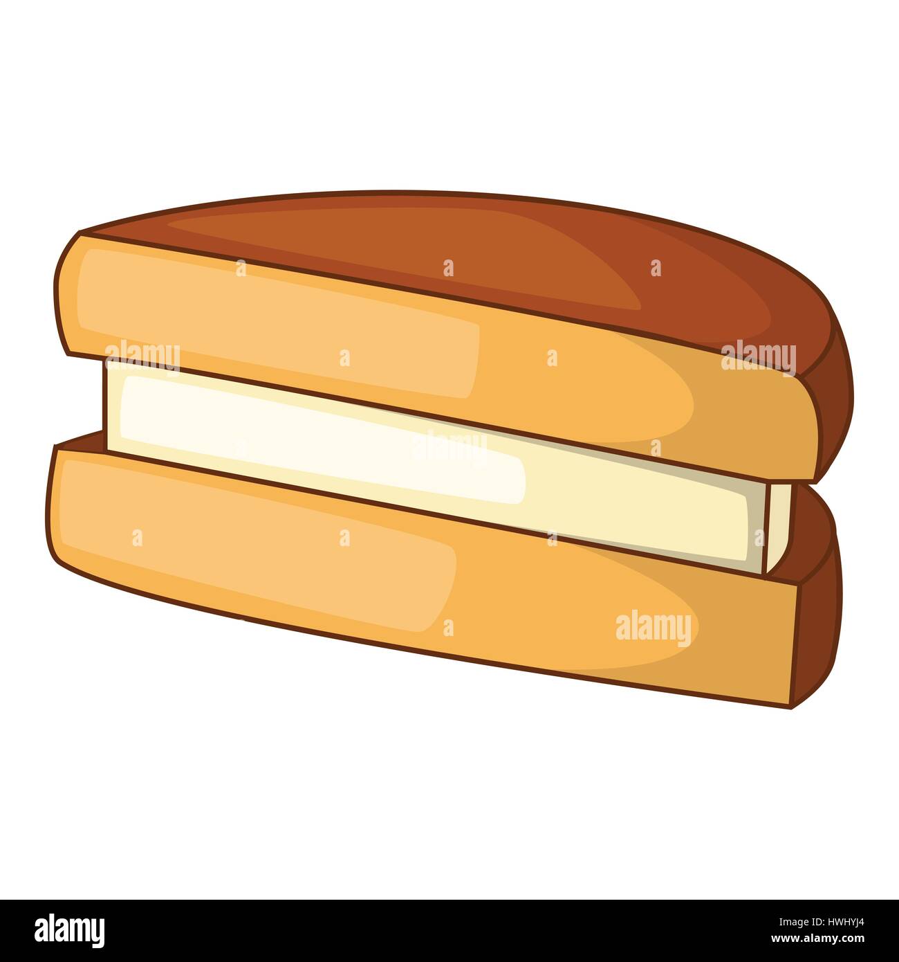 Biscuit icon, cartoon style Stock Vector Image & Art - Alamy