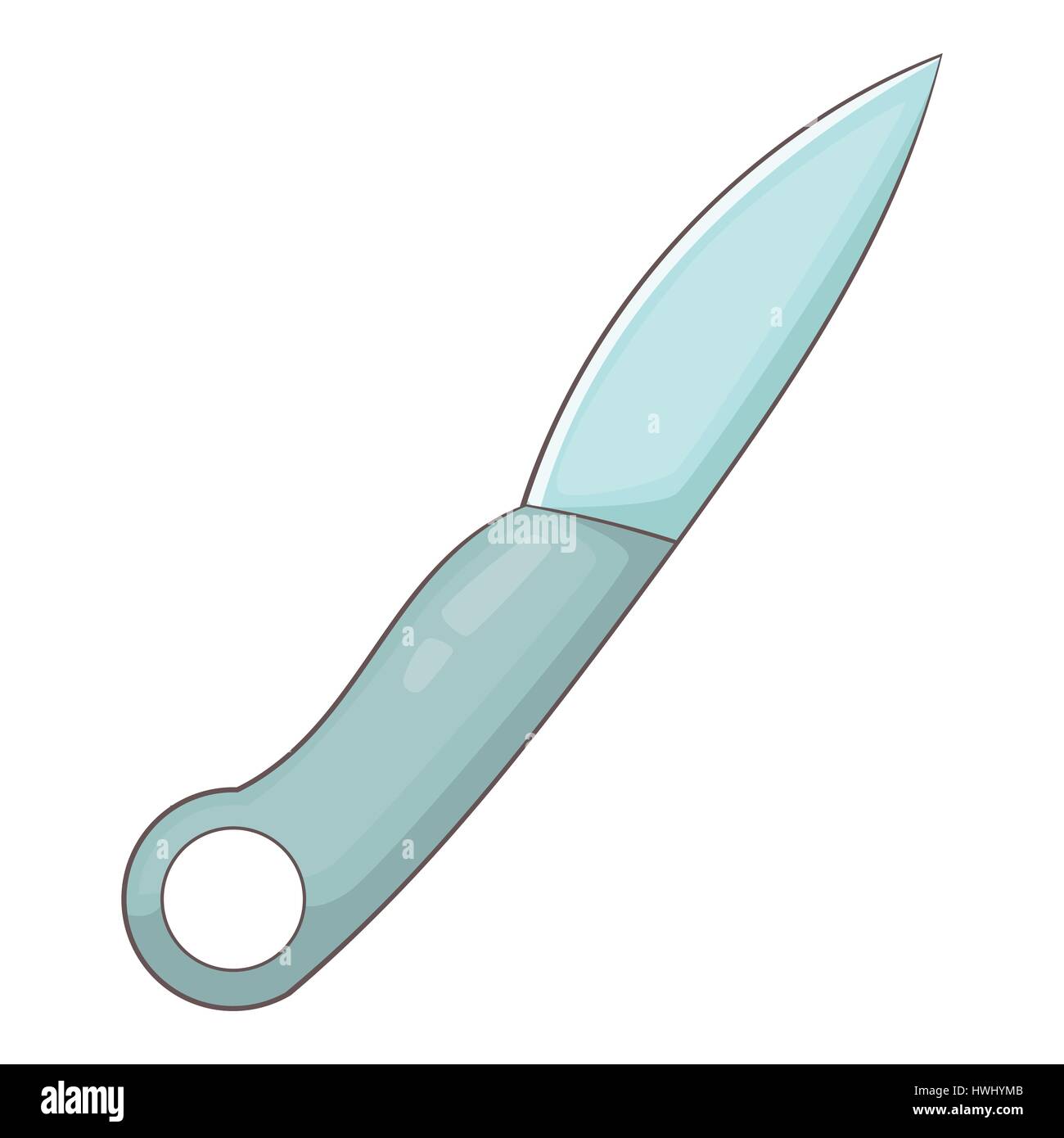 Knife icon, cartoon style Stock Vector Image & Art - Alamy