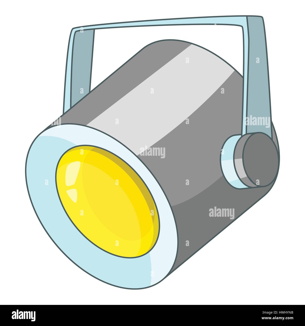 Floodlight icon cartoon style hi-res stock photography and images - Alamy