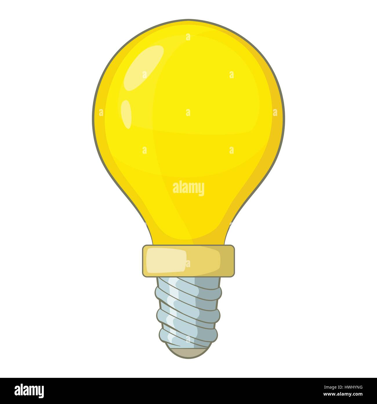 Lightbulb icon, cartoon style Stock Vector Image & Art - Alamy