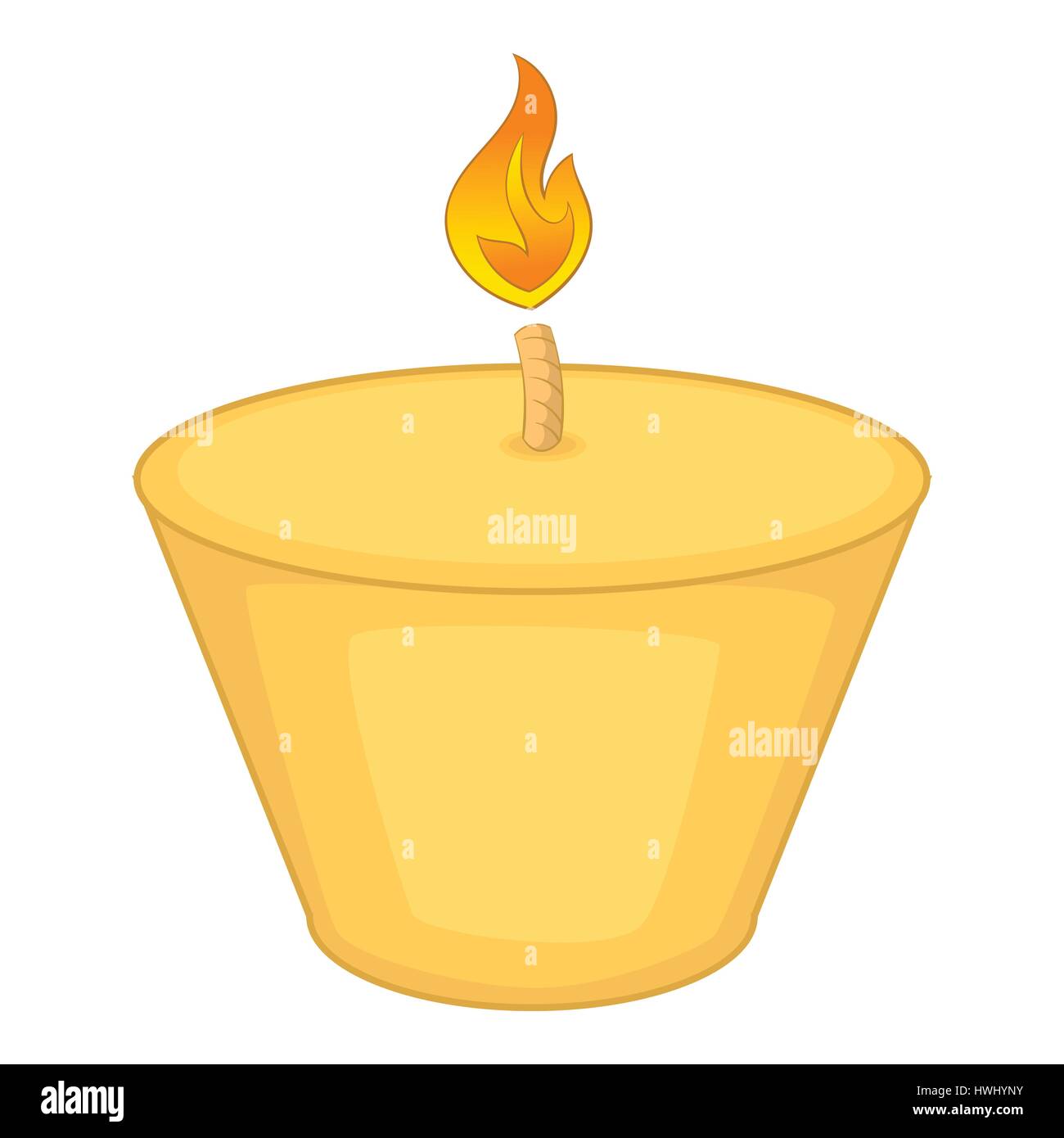 Candle icon, cartoon style Stock Vector Image & Art - Alamy