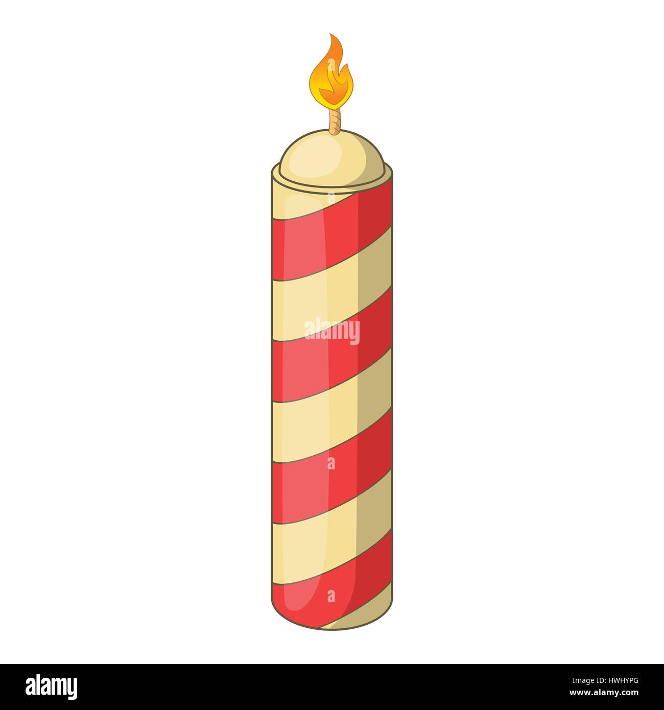 Color candle icon, cartoon style Stock Vector Image & Art - Alamy