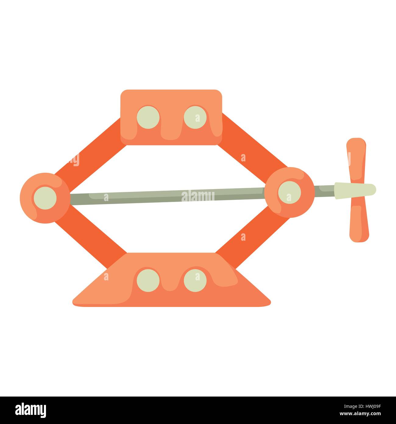 Jack screw icon, cartoon style Stock Vector Image & Art - Alamy