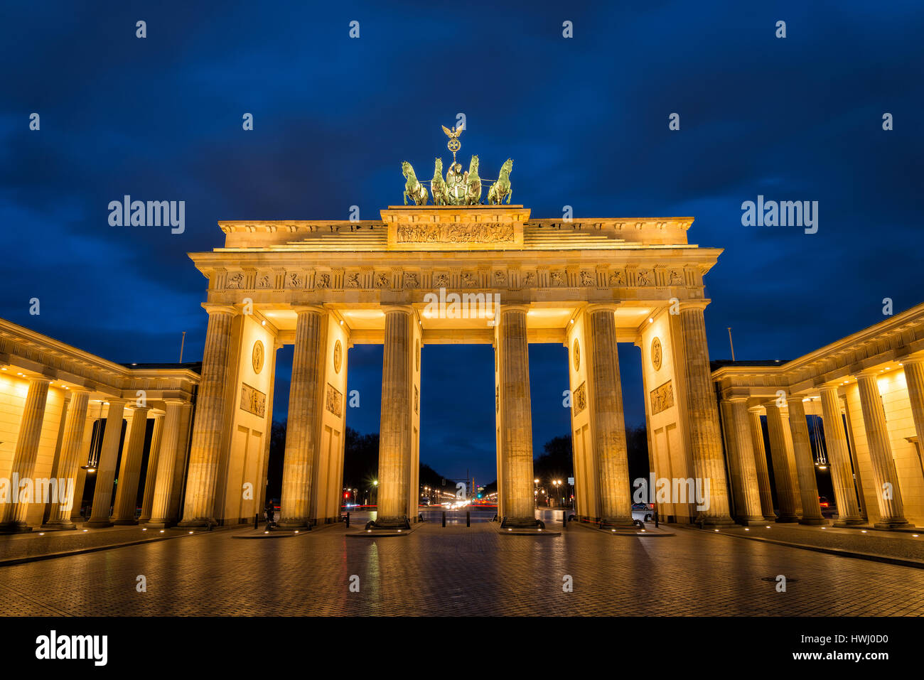 Brandenburg gate in Berlin Stock Photo - Alamy