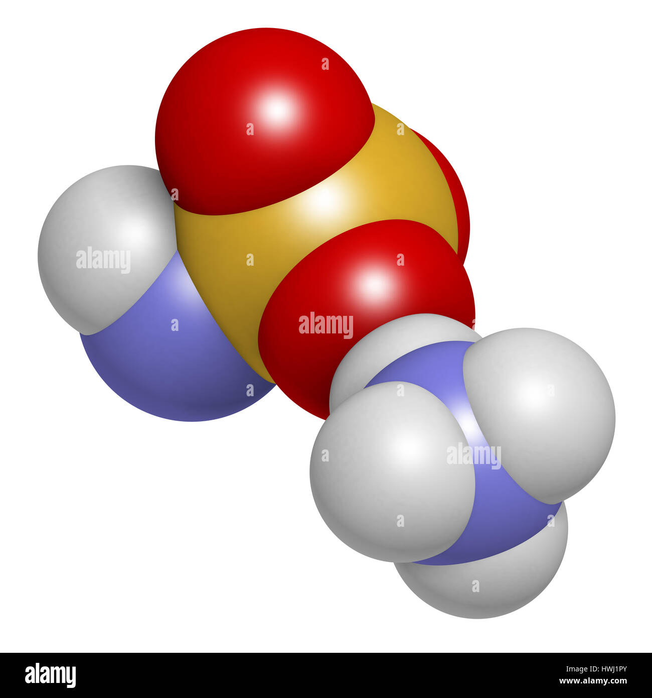 Ammonium sulfamate herbicide (weed killer) molecule. 3D rendering ...