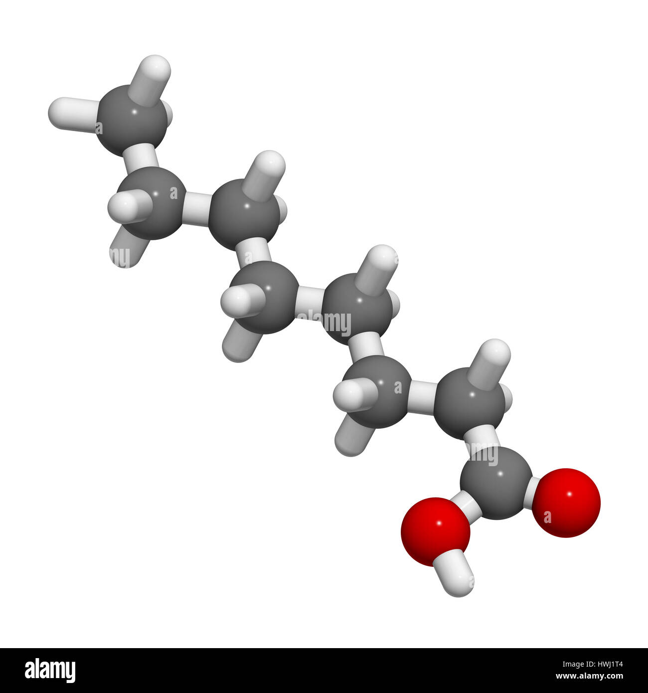 Caprylic acid molecule Cut Out Stock Images & Pictures - Alamy