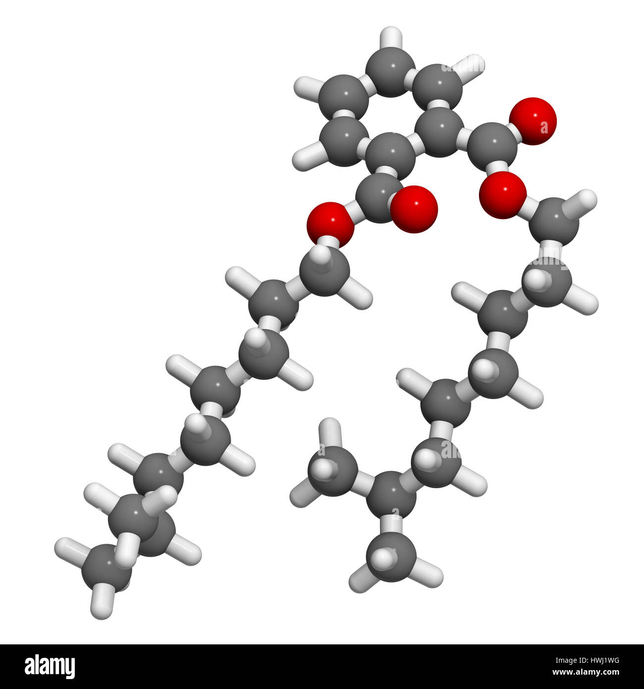 Diisononyl phthalate dinp plasticizer molecule hi-res stock photography ...