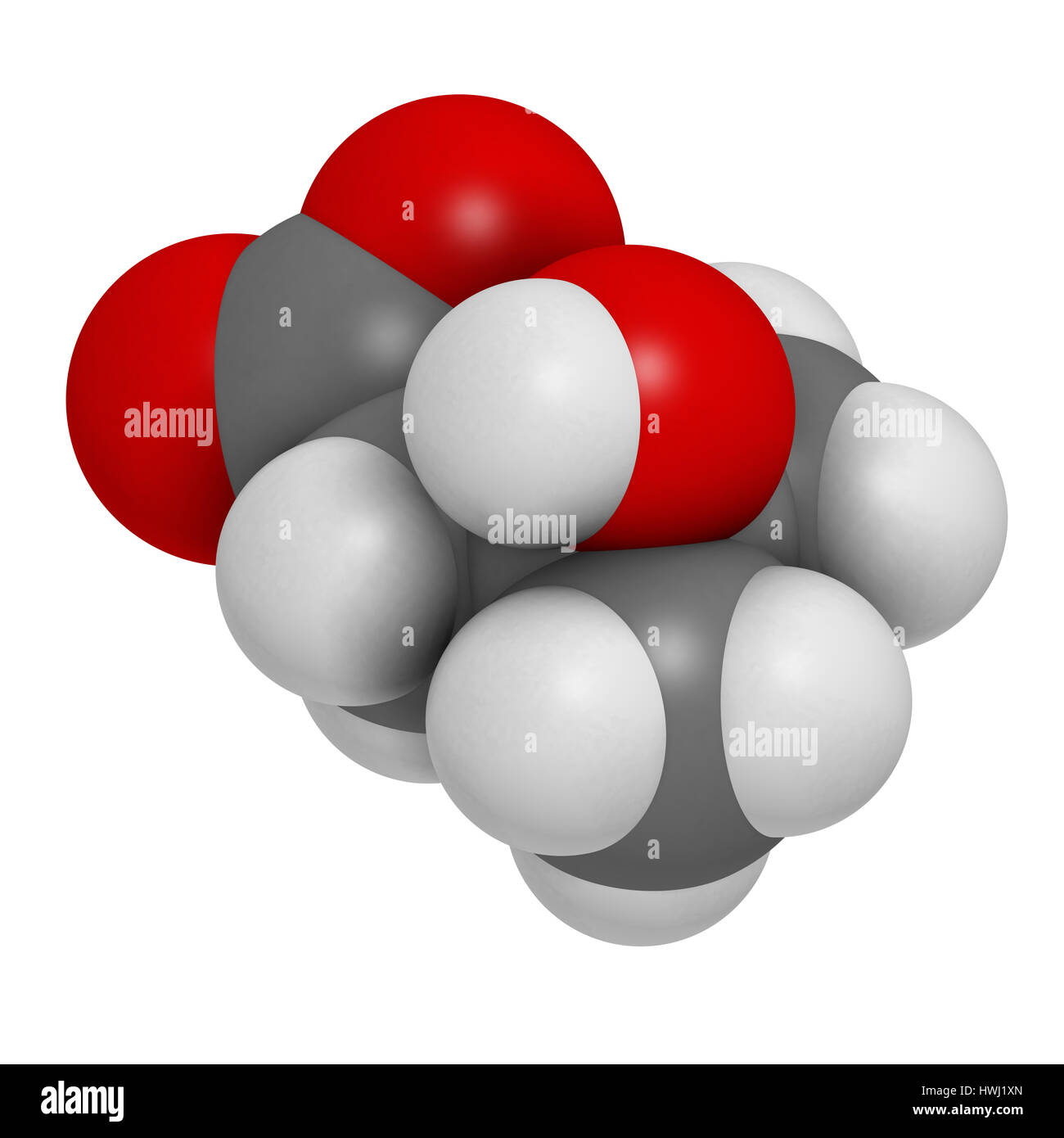 Beta-hydroxy beta-methylbutyric acid (HMB) leucine metabolite molecule ...