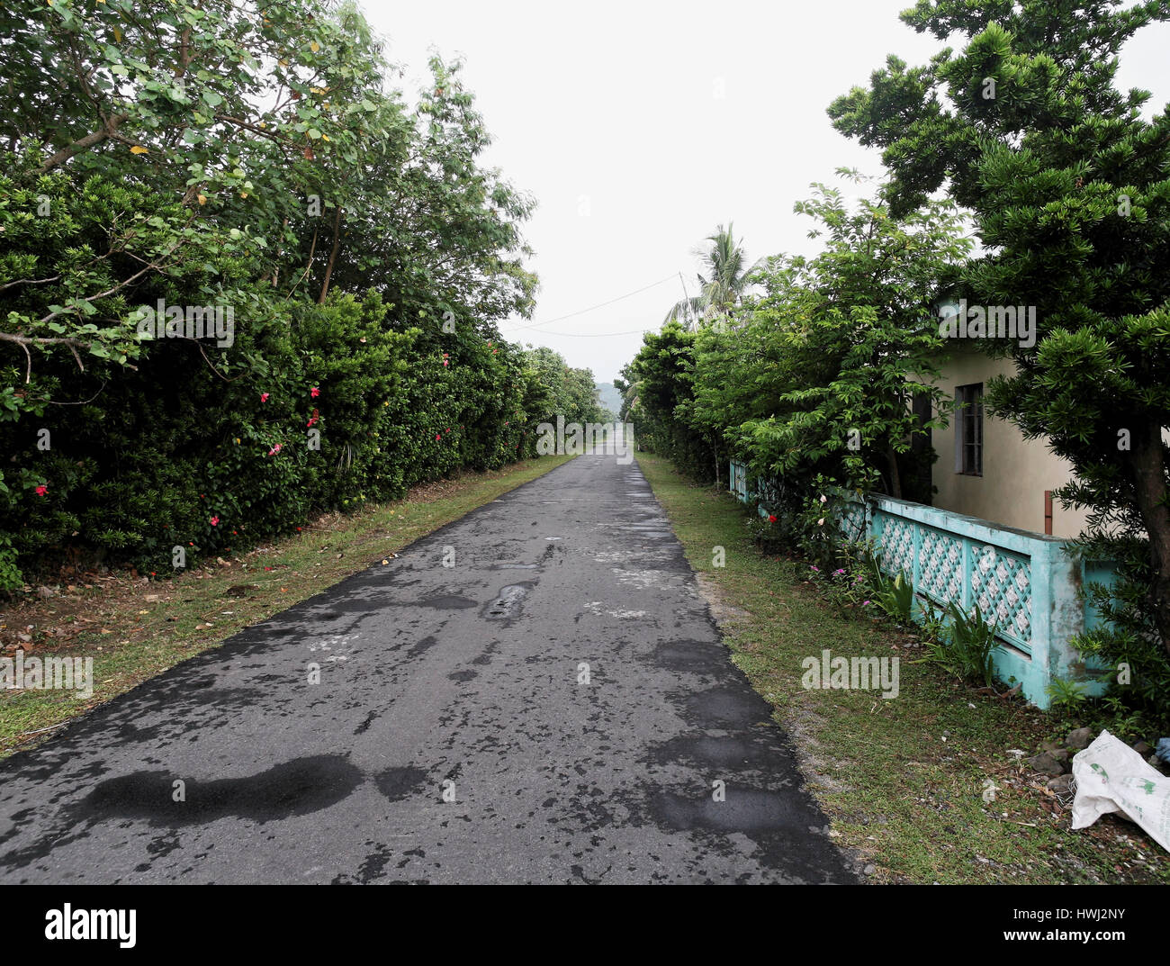 A remote road on a remote island of Batanes Stock Photo - Alamy