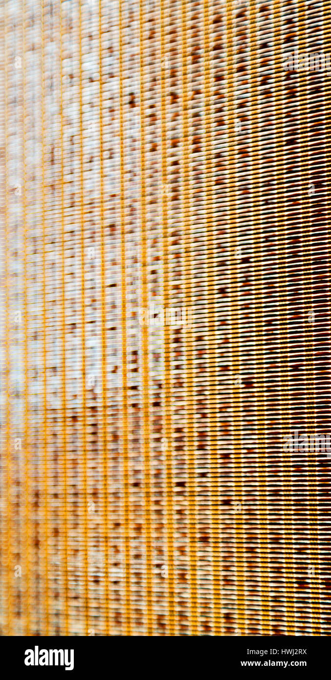 a wall build on wicker bamboo like abstract vintage surface Stock Photo ...