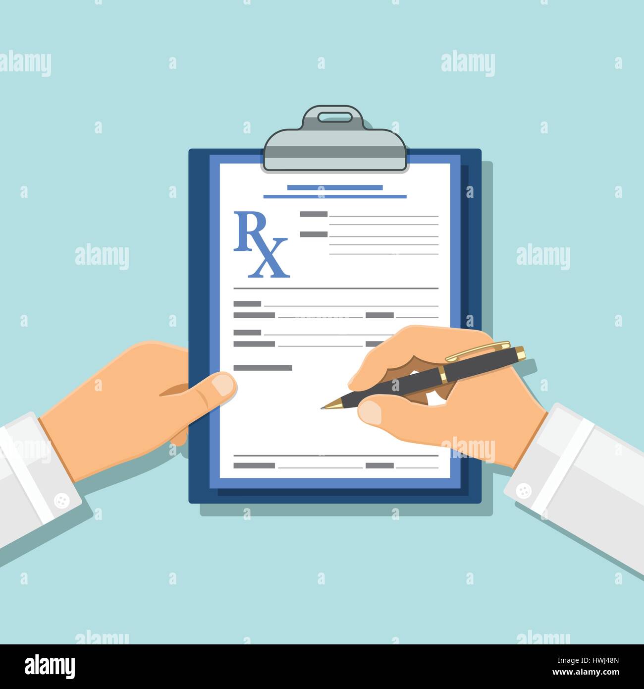 Medical record icon on Stock Vector Images - Alamy