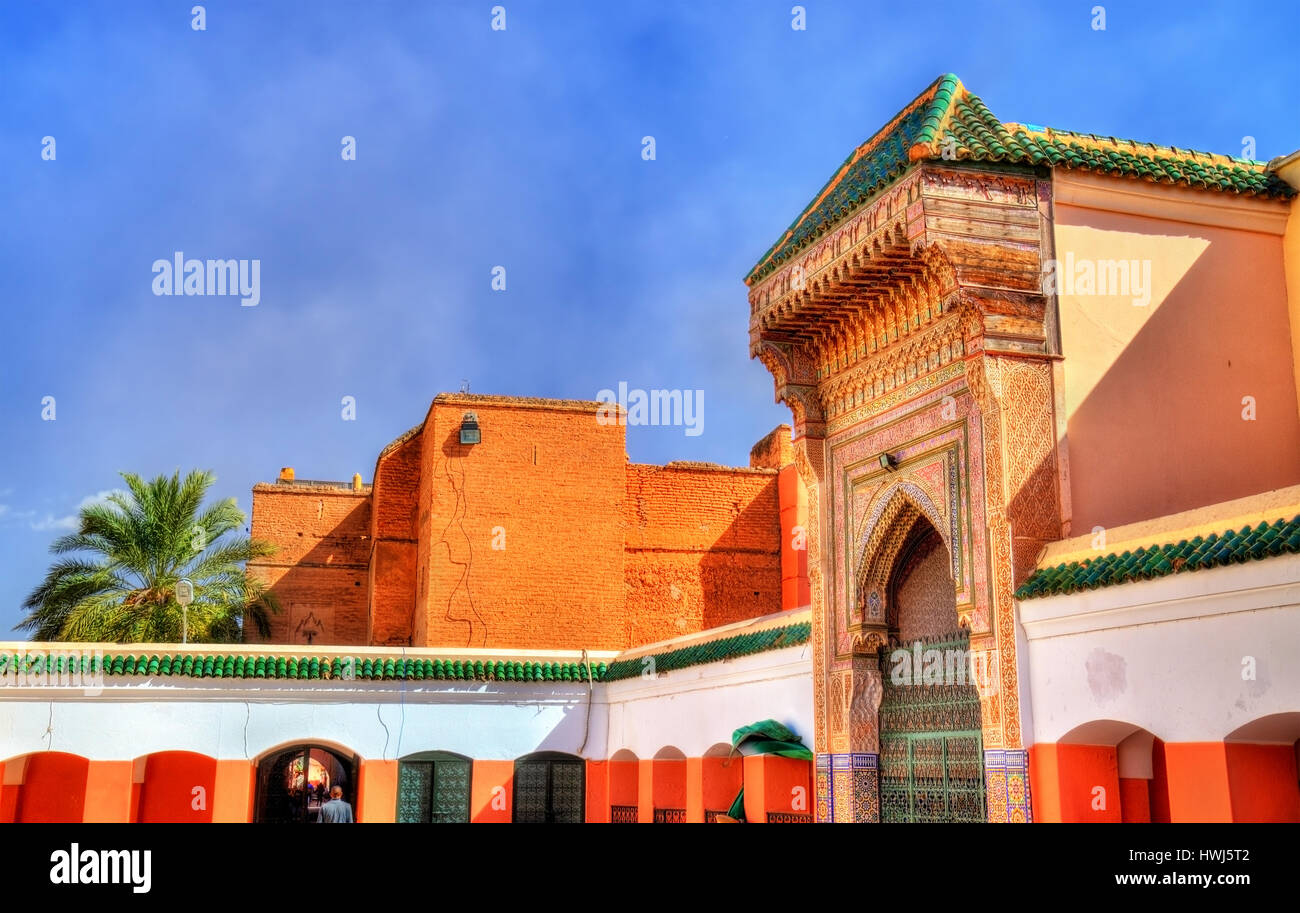 Zaouia de Sidi Bel Abbes in Marrakesh, Morocco Stock Photo - Alamy