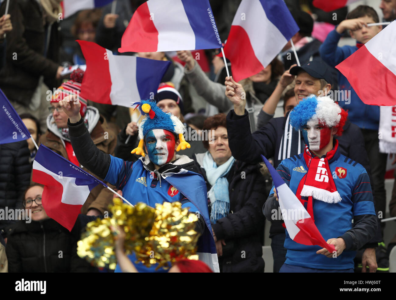 Paris stade de france fans hi-res stock photography and images - Alamy