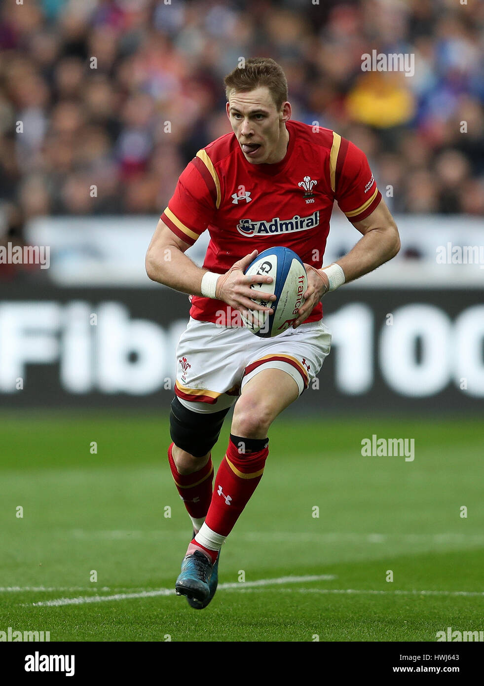 Wales Liam Williams during the RBS 6 Nations match at the Stade de ...