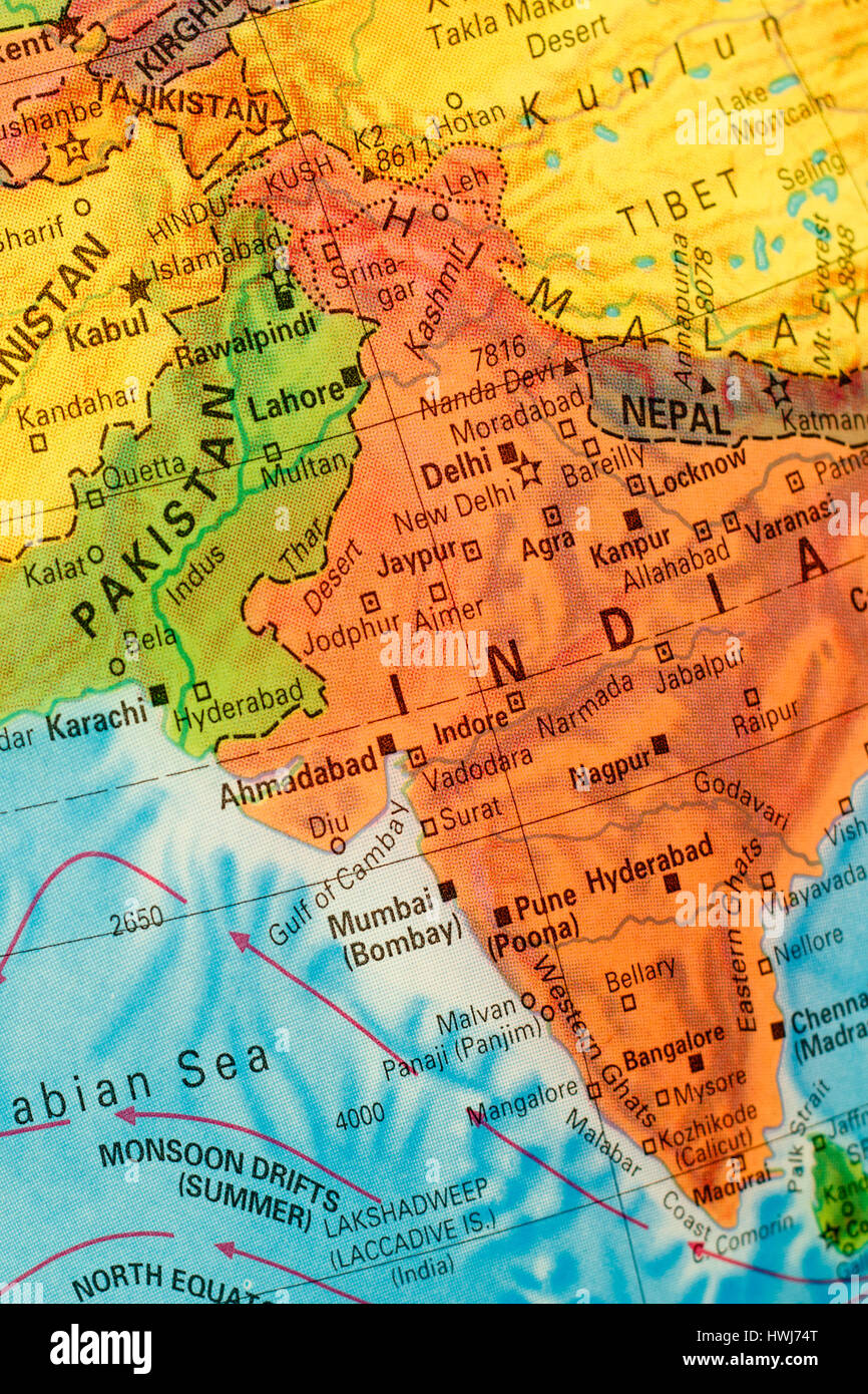 Map Of Delhi Stock Photos & Map Of Delhi Stock Images - Alamy