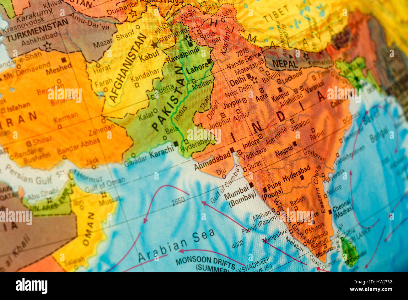 India delhi map hi-res stock photography and images - Alamy