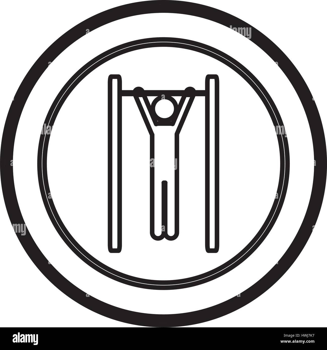symbol person do exercise gym Stock Vector Image & Art - Alamy