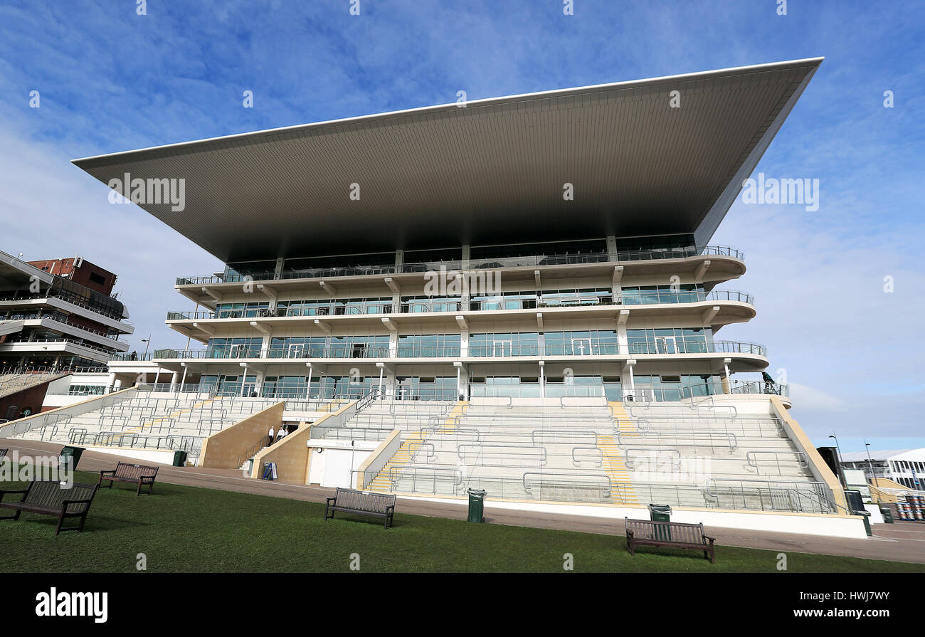 A general view of the Princess Royal Stand during Gold Cup Day of the ...