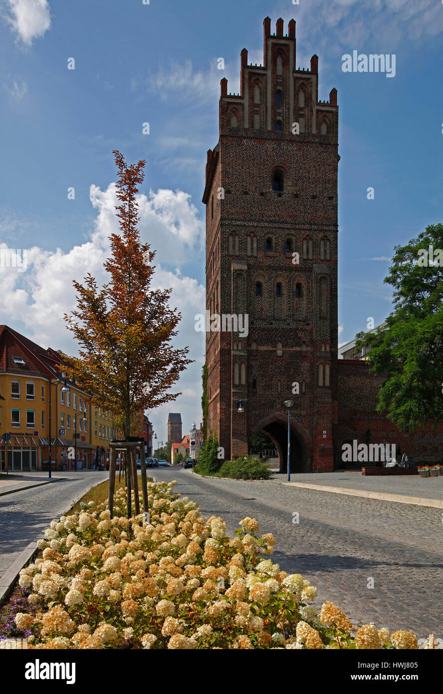 The stone gate, Anklam, Mecklenburg-West Pomerania, Germany Stock Photo ...