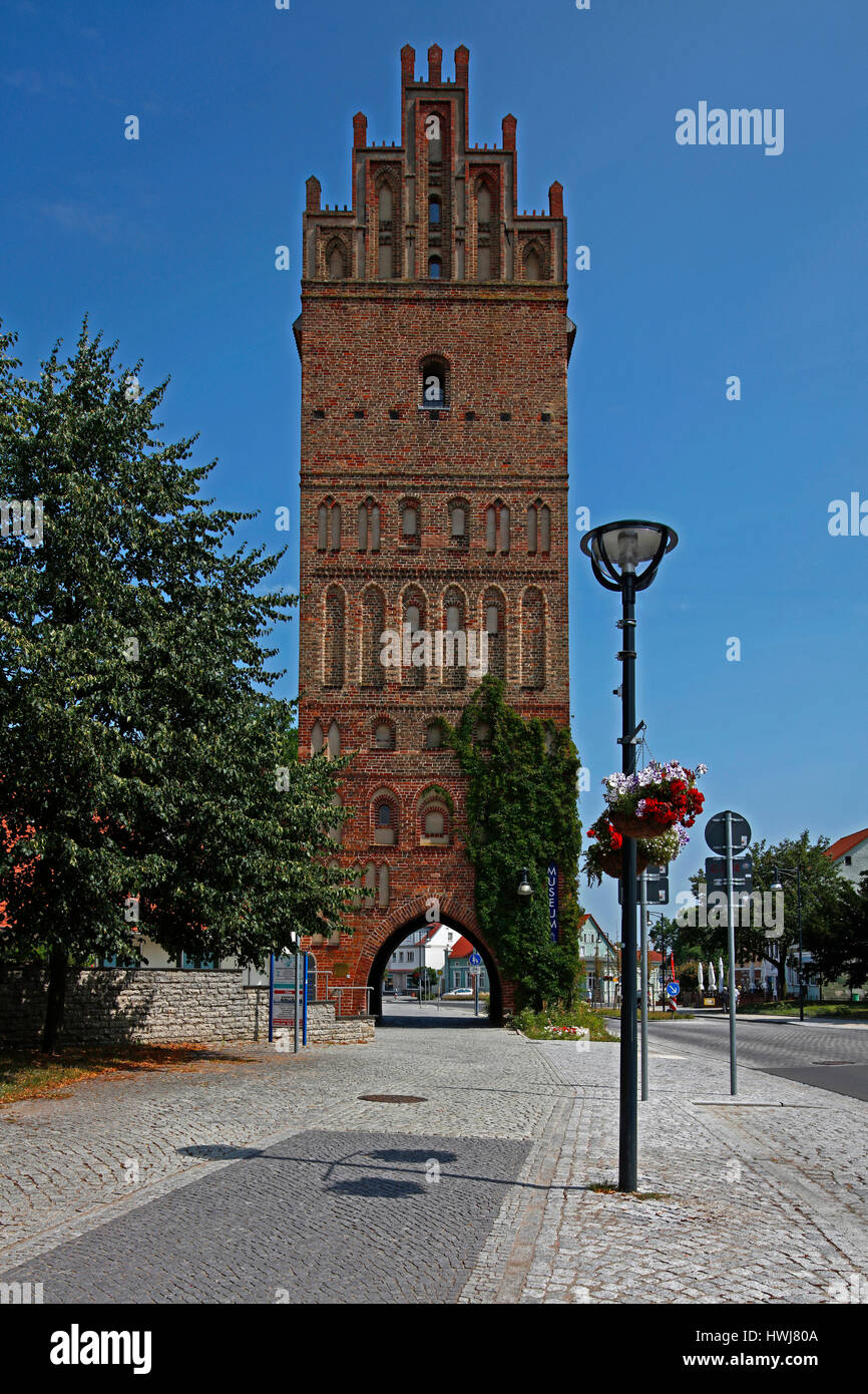 The stone gate, Anklam, Mecklenburg-West Pomerania, Germany Stock Photo ...