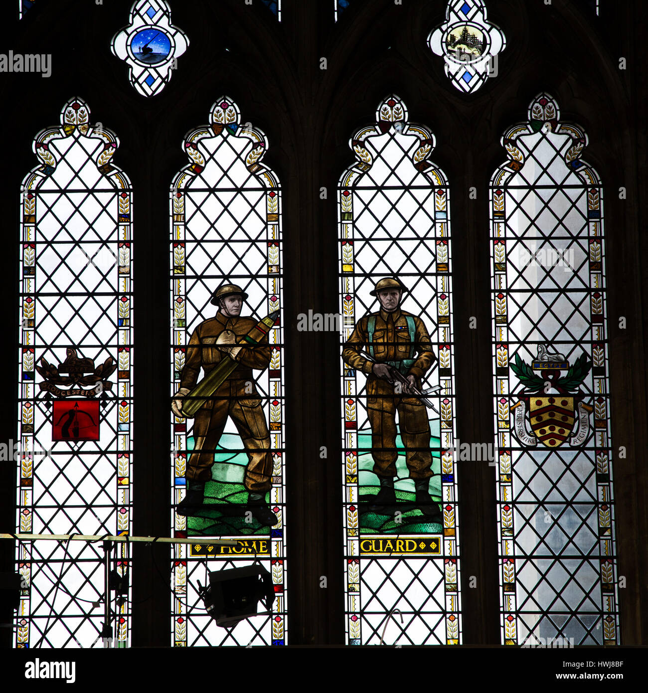 Stained glass windows depict High Resolution Stock Photography and ...