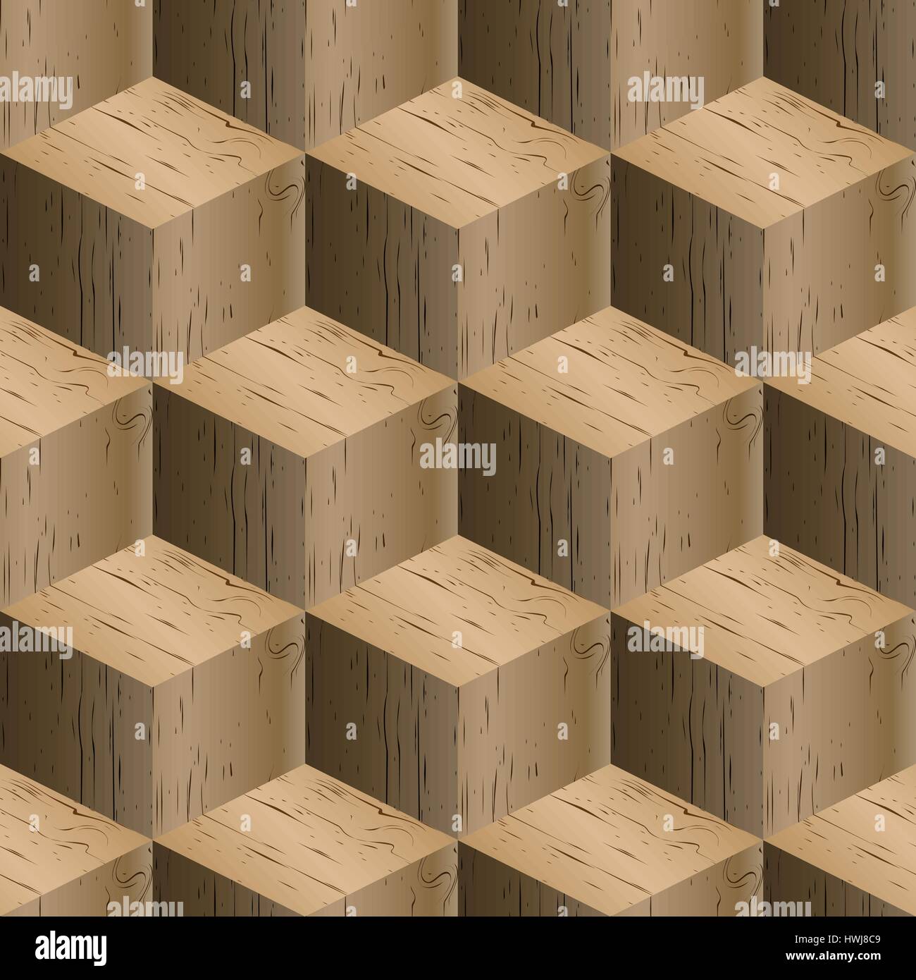 Abstract Background Seamless Pattern Of Isometric Cubes Repeating