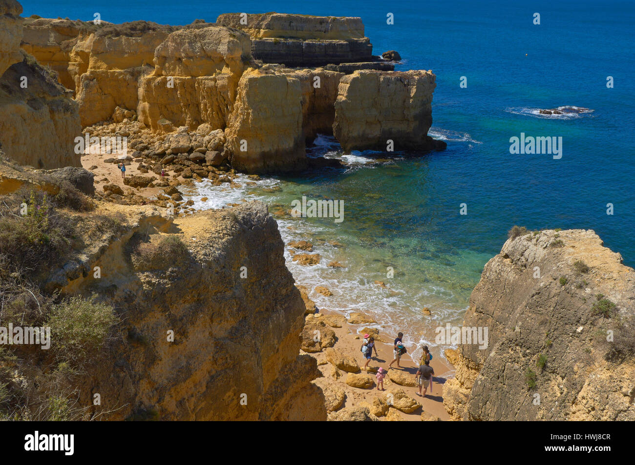 Do Castelo Beach, Albufeira, Praia Do Castelo, Algarve, Portugal ...