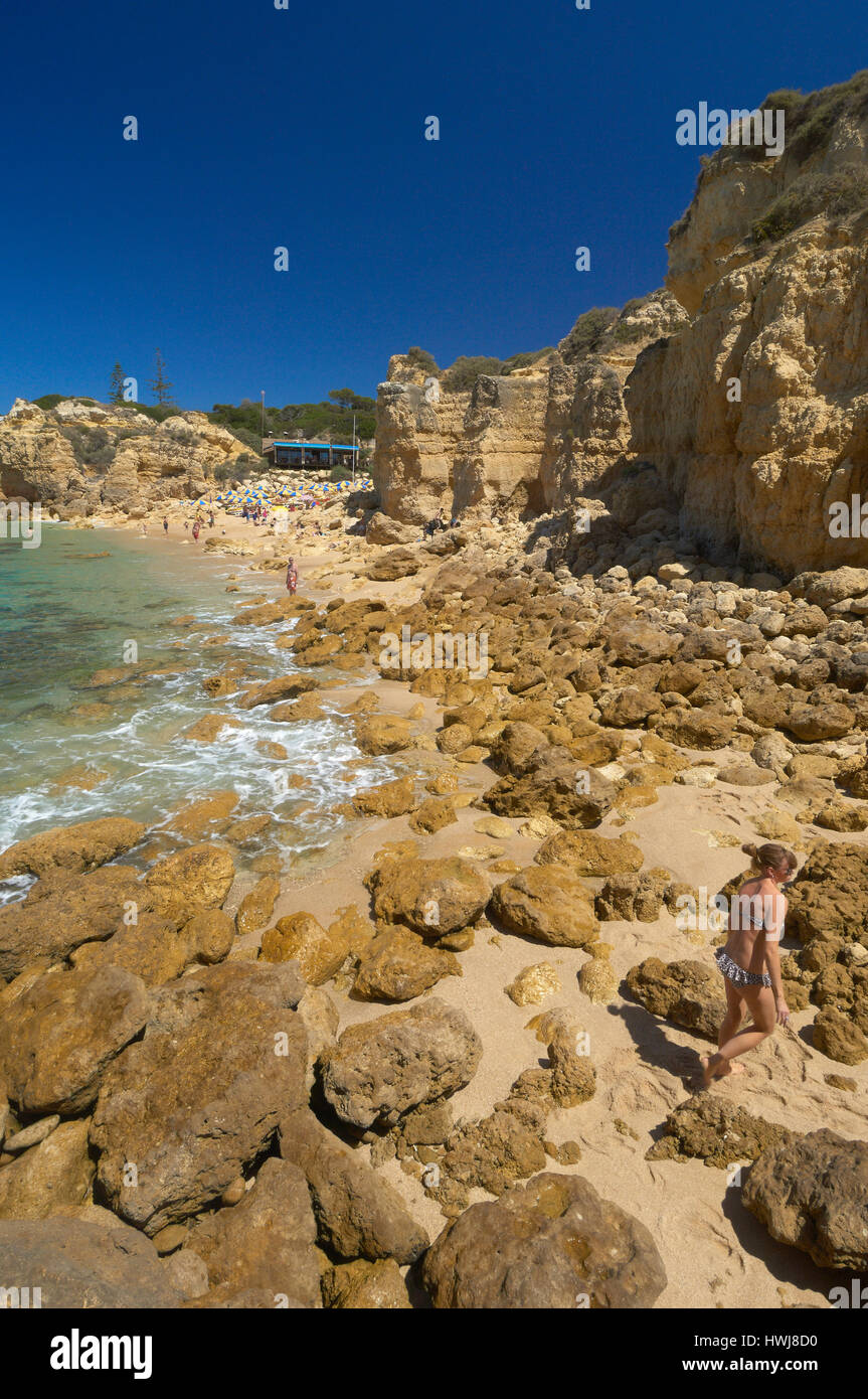 Do Castelo Beach, Albufeira, Praia Do Castelo, Algarve, Portugal ...