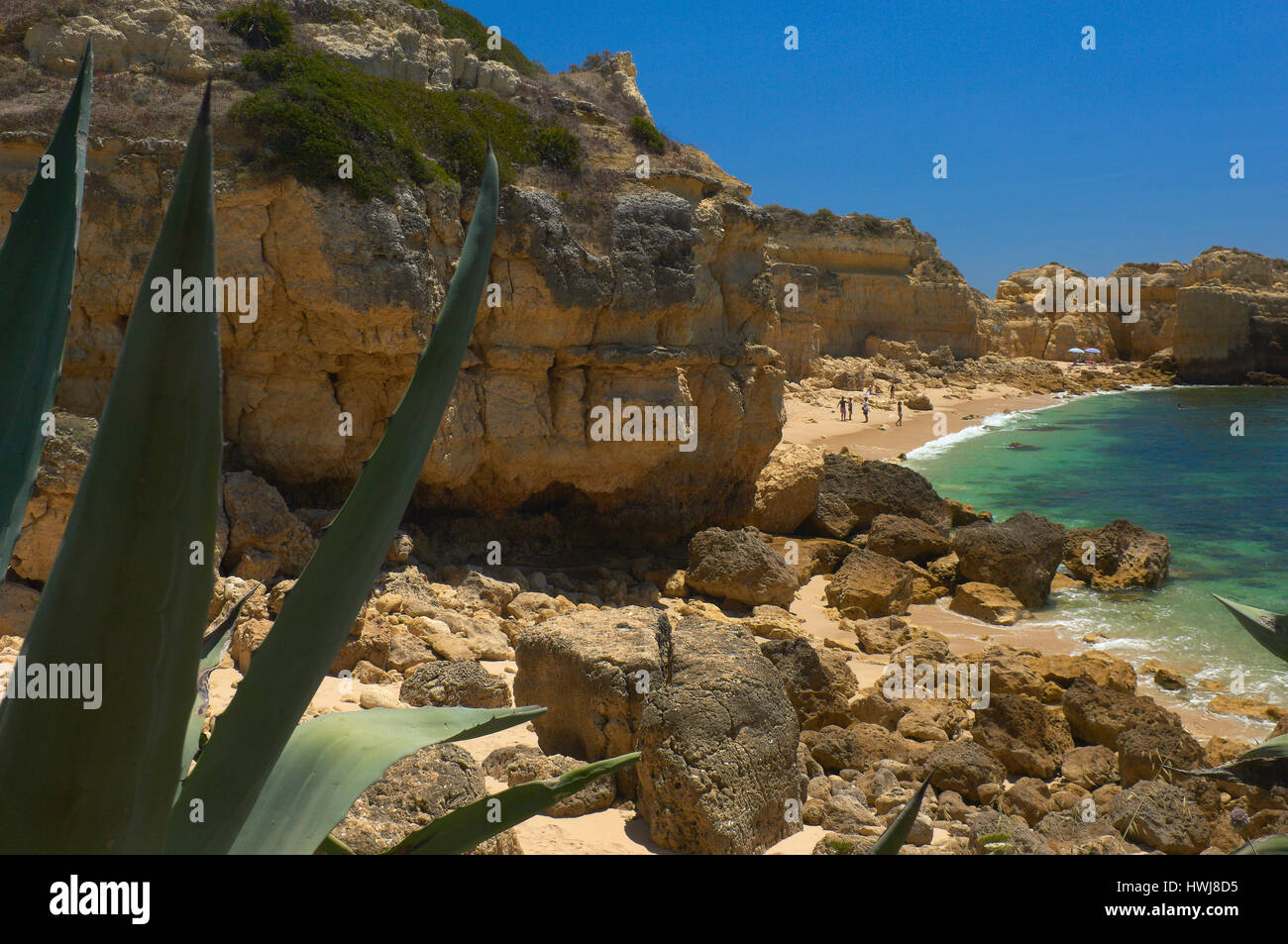 Do Castelo Beach, Albufeira, Praia Do Castelo, Algarve, Portugal ...