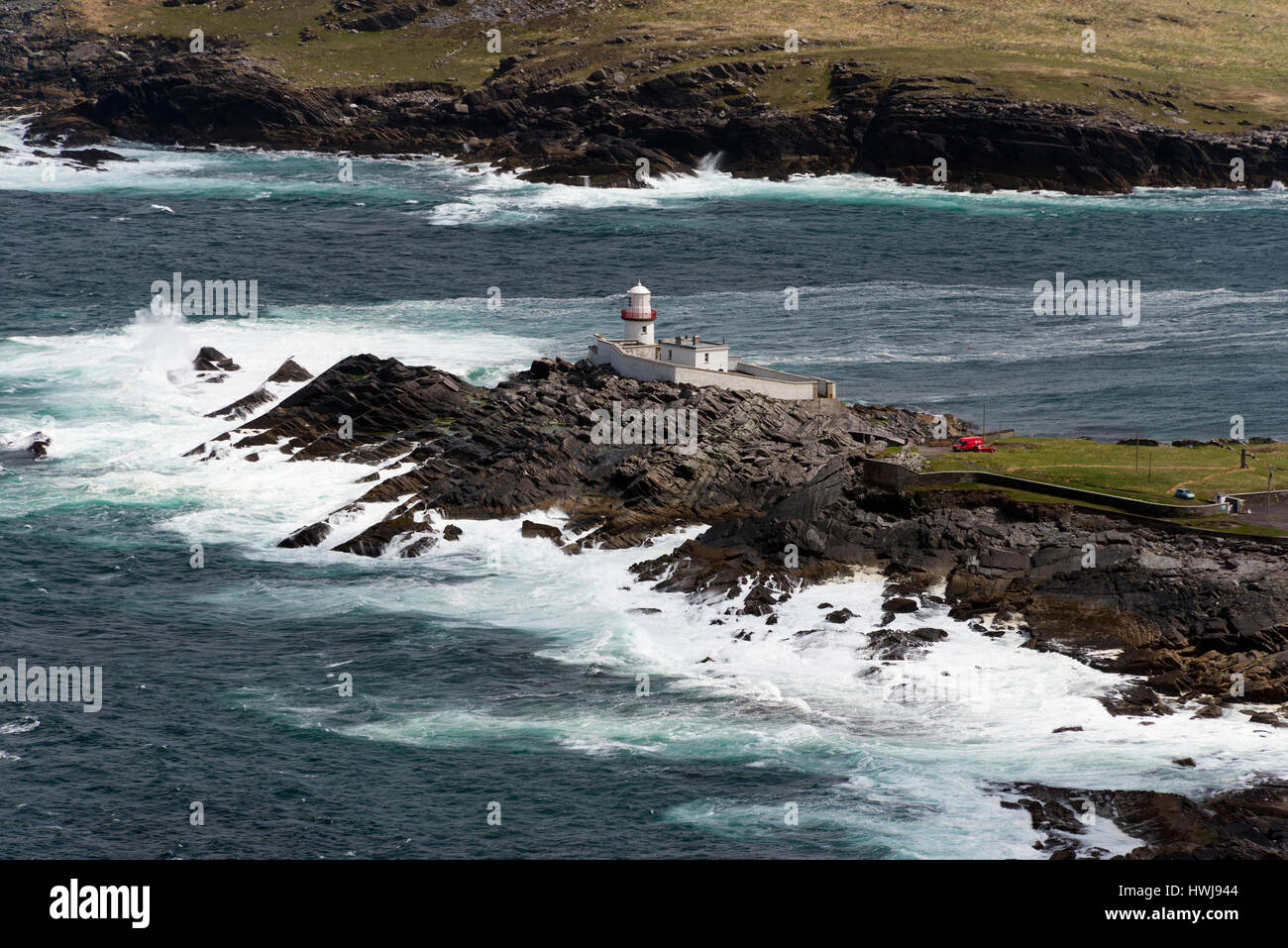 Valentia Lighthouse, Valentia Island, The Skellig Ring, Ireland ...