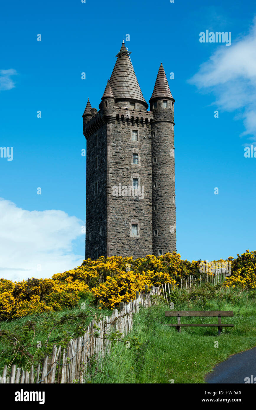 Scrabo Tower, Newtownards, County Down, Northern Ireland, Great Britain ...