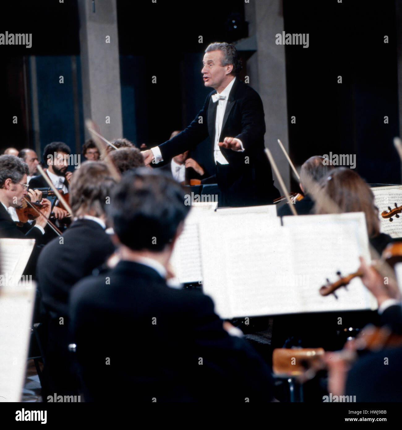 Britischer Dirigent Sir Colin Rex Davis und das Symphonieorchester des ...