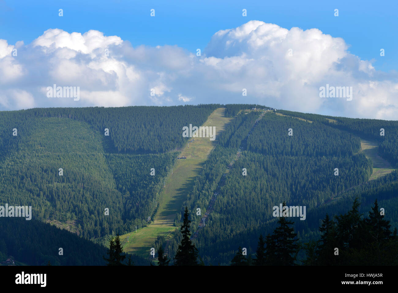 Berg Predni Planina, Riesengebirge, Tschechien Stock Photo - Alamy
