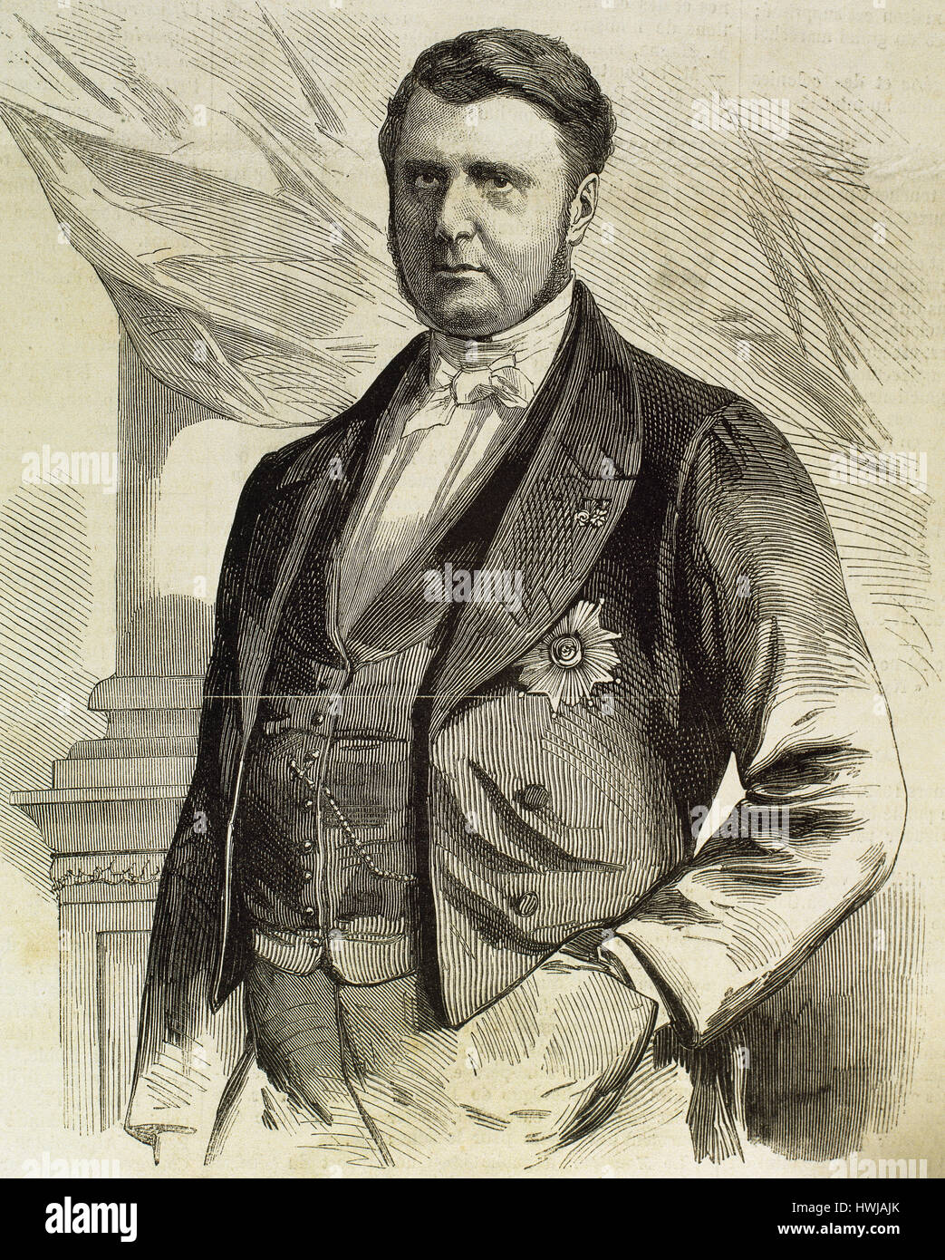 Alexandre Florian Joseph, Count Colonna-Walewski (1810-1868). Polish ...