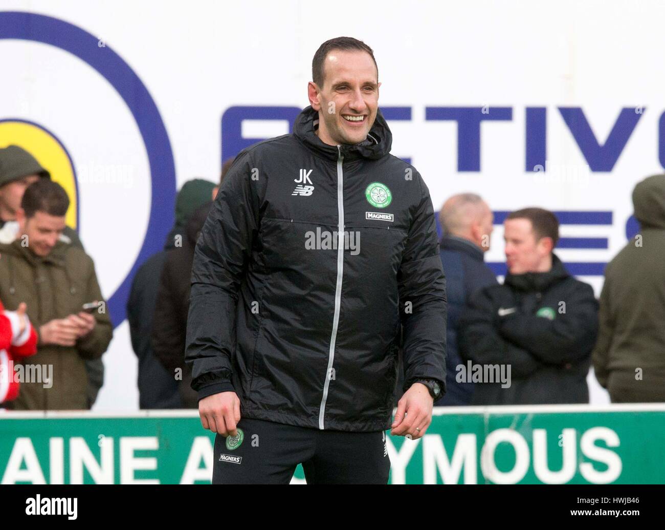 Celtic coach John Kennedy Stock Photo - Alamy