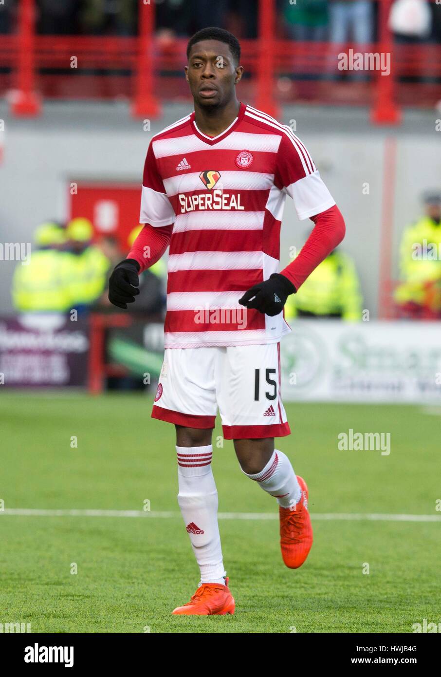 Hamilton Academical's Rakish Bingham during the Ladbrokes Scottish ...