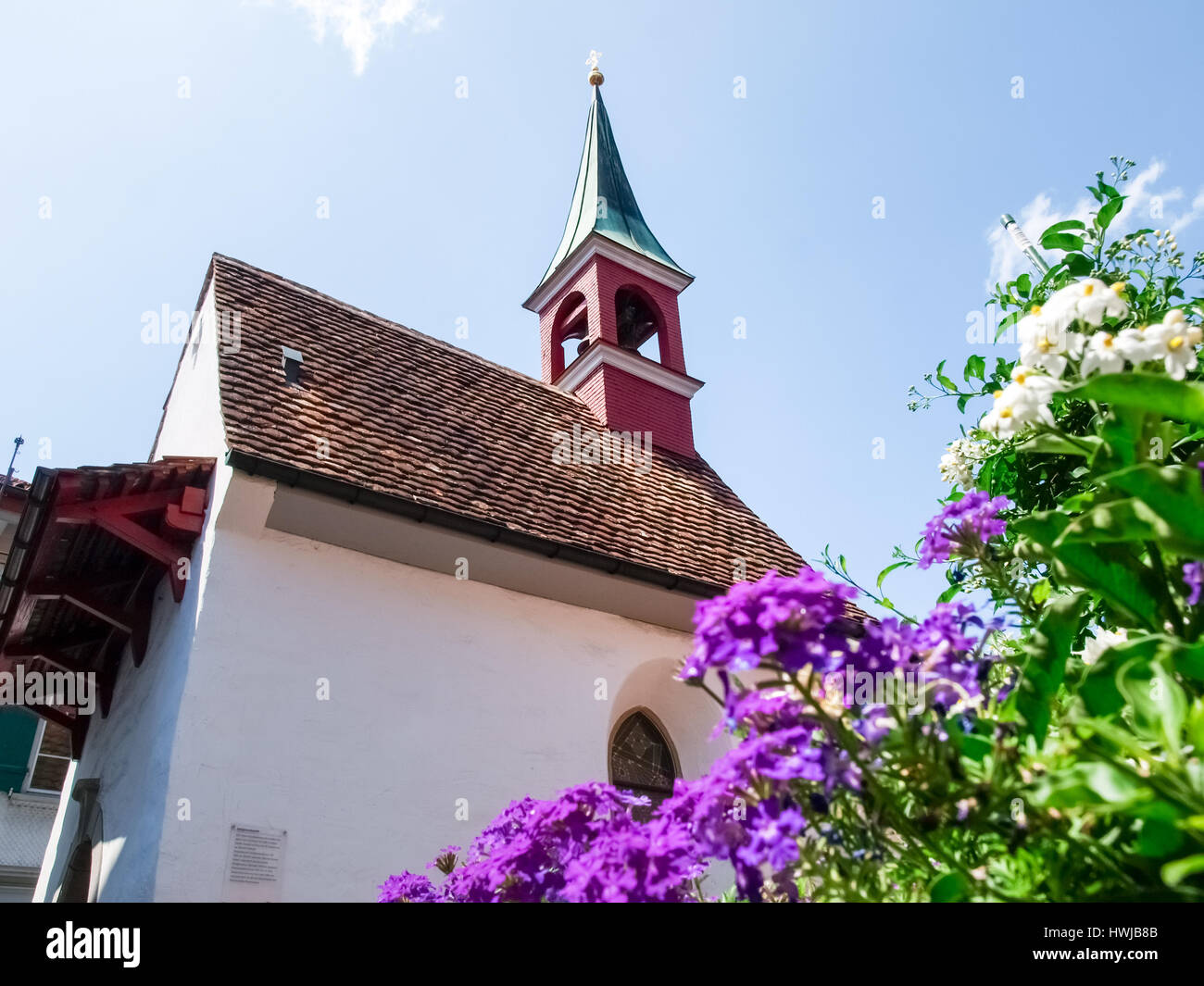 Appenzell, Switzerland - Juli 07, 2015: Appenzell town. Typical old ...