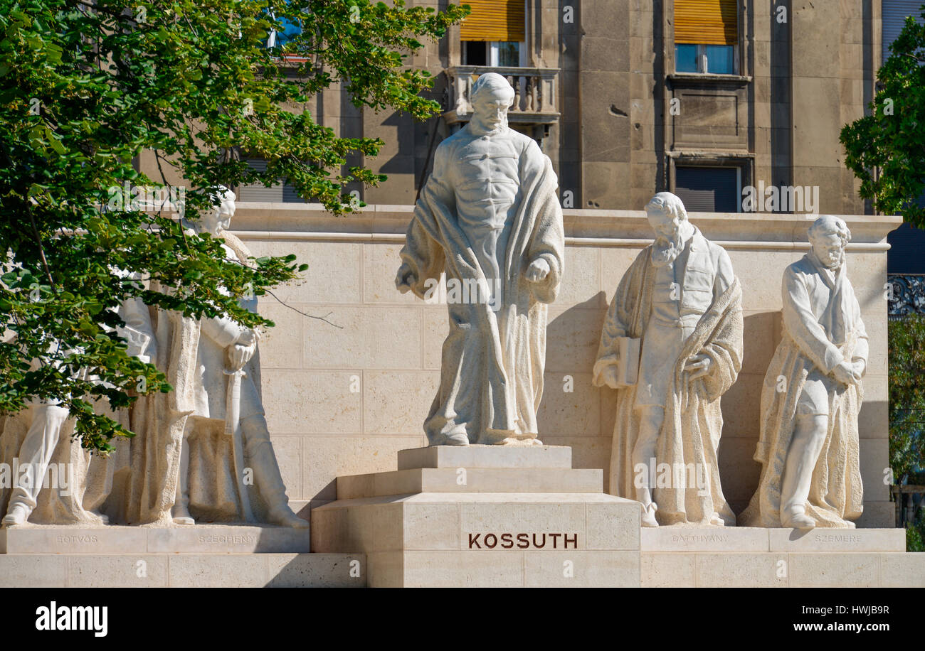 Kossuth-Denkmal, Kossuth ter, Budapest, Ungarn Stock Photo - Alamy