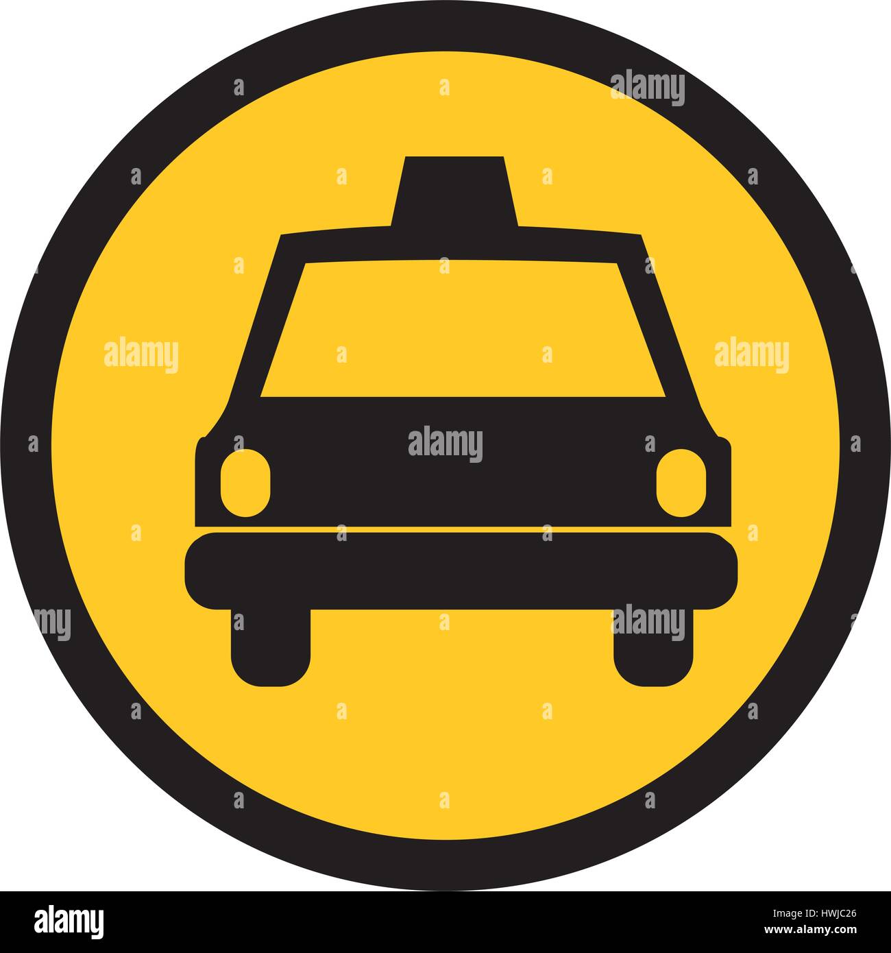 Taxi Symbol High Resolution Stock Photography and Images - Alamy